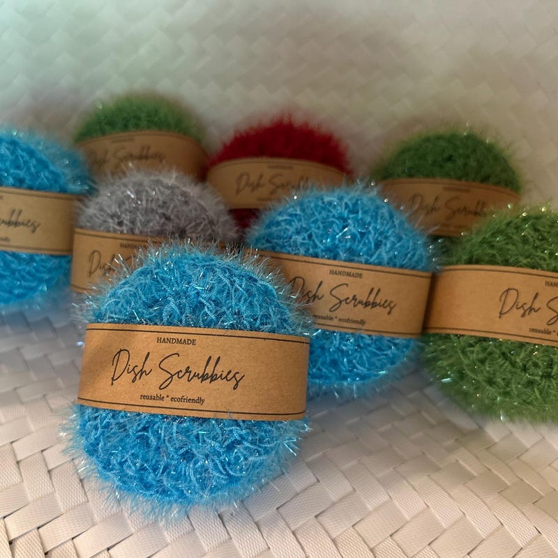 Dish Scrubbies - Etsy