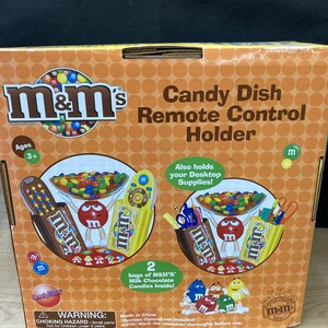 Vintage New in Box M & M Fun Machine Candy Dispenser and Candy Dish ...