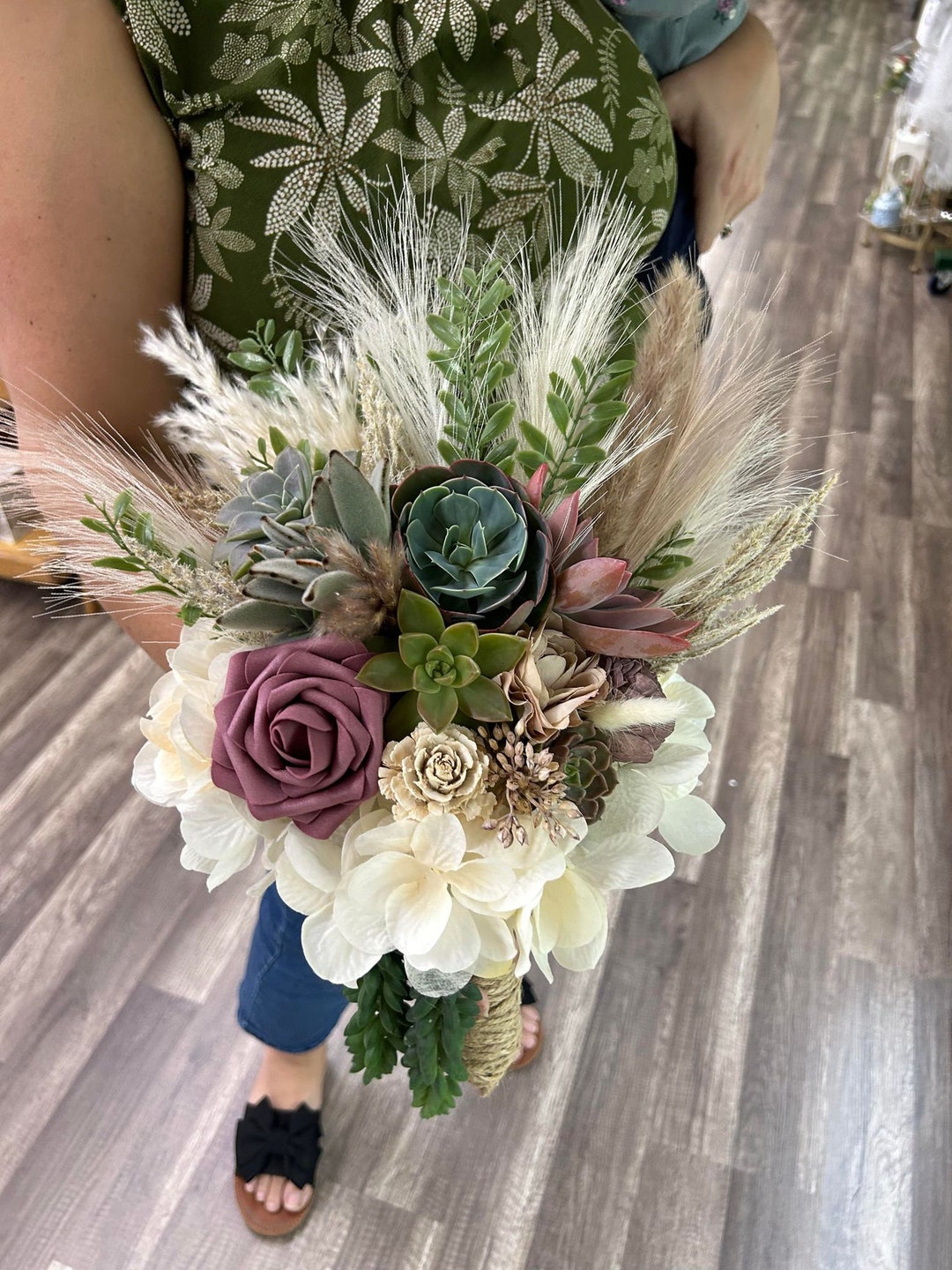 Succulent Wedding Bouquets/various Sizes Available/live Plants/elegant ...