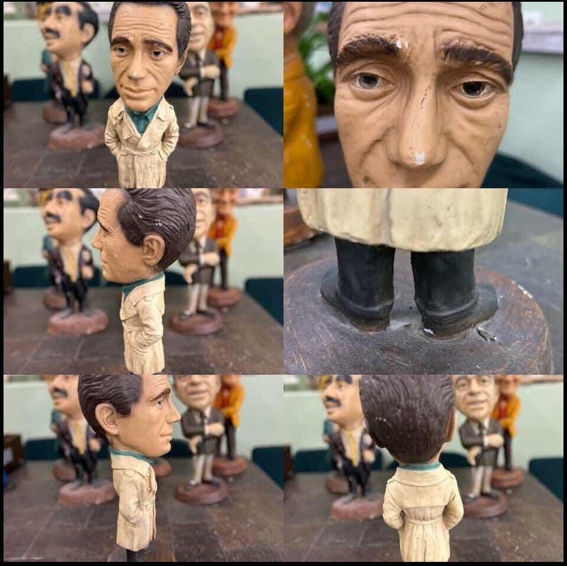 Vintage Esco Chalkware Statues 17 Inches Tall / Frank Sinatra ...