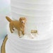 Hand Sculpted Mini Dogs Poly Resin Figurines for Wedding Cakes / 12 ...