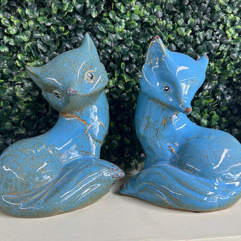 Ceramic Fox - Etsy