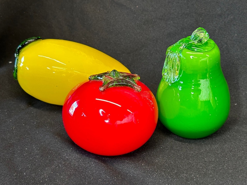 Glass Fruit & Vegetables / Creative | Unique | Collection / Gifts ...