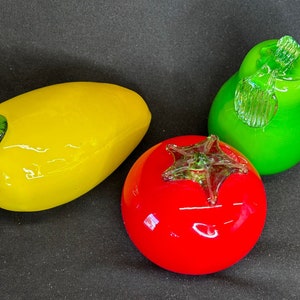 Glass Fruit & Vegetables / Creative | Unique | Collection / Gifts ...