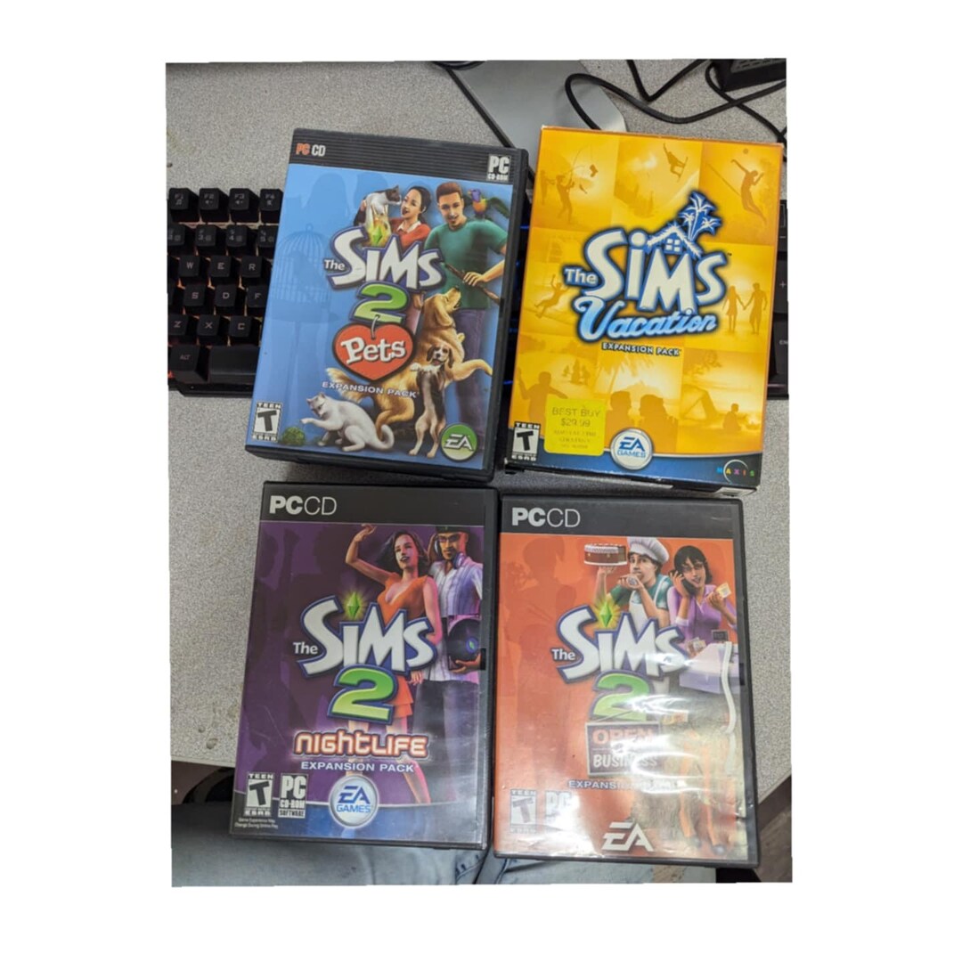 Vintage Sims 2 PC Game Expansion Pack Set - Etsy