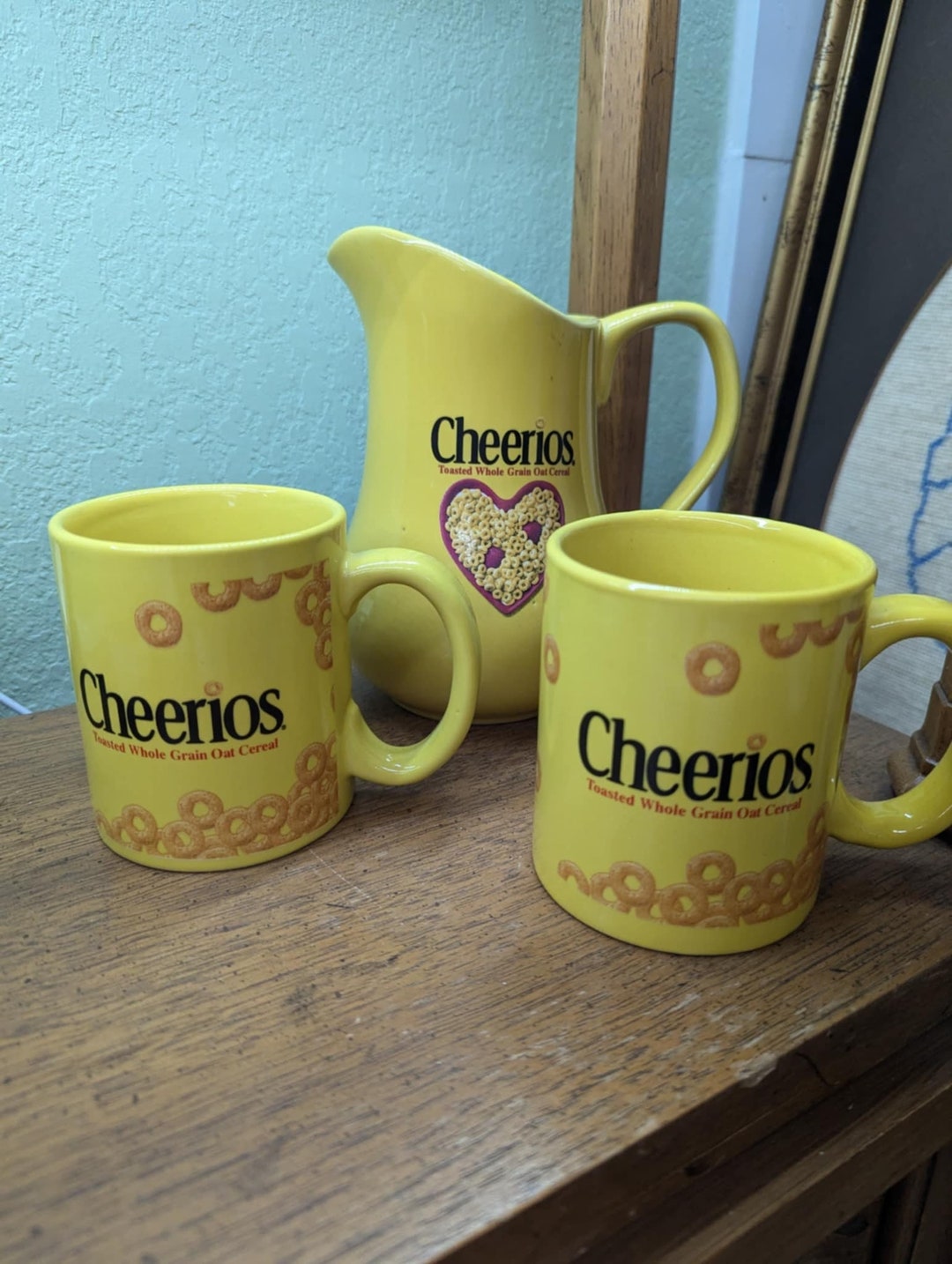 Cheerios Mug & Pitcher Collectible Vintage From 2003 / Coffee / Drink / Mugs - Etsy