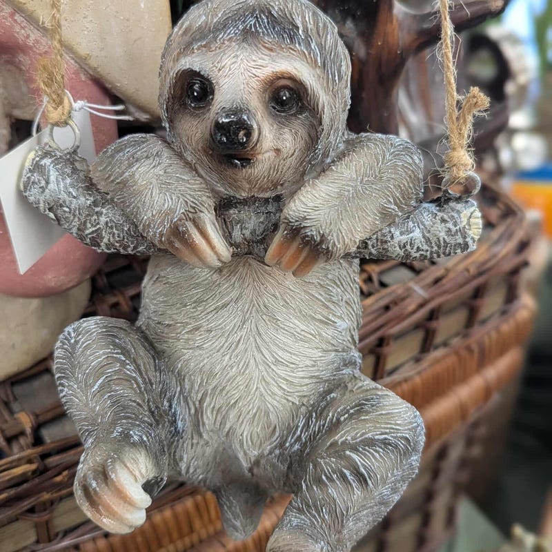 Realistic Sloth Ornament - Etsy