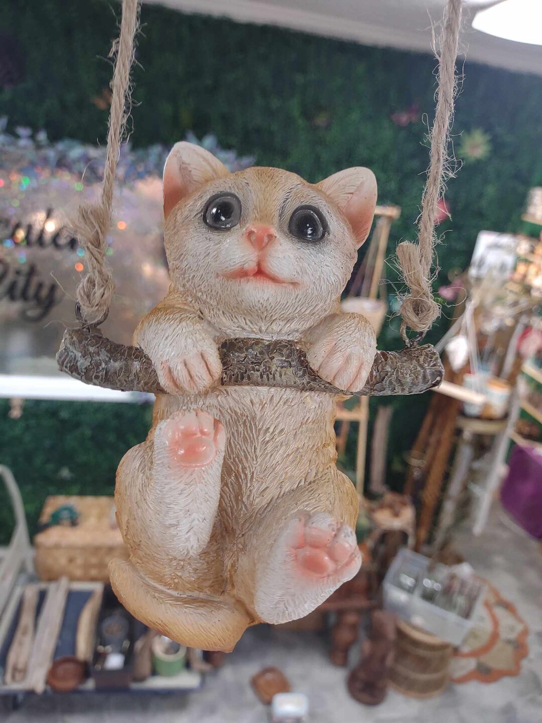 Adorable Cat Hangers in 3 Colors / Decor / Garden / Indoor Hanger ...
