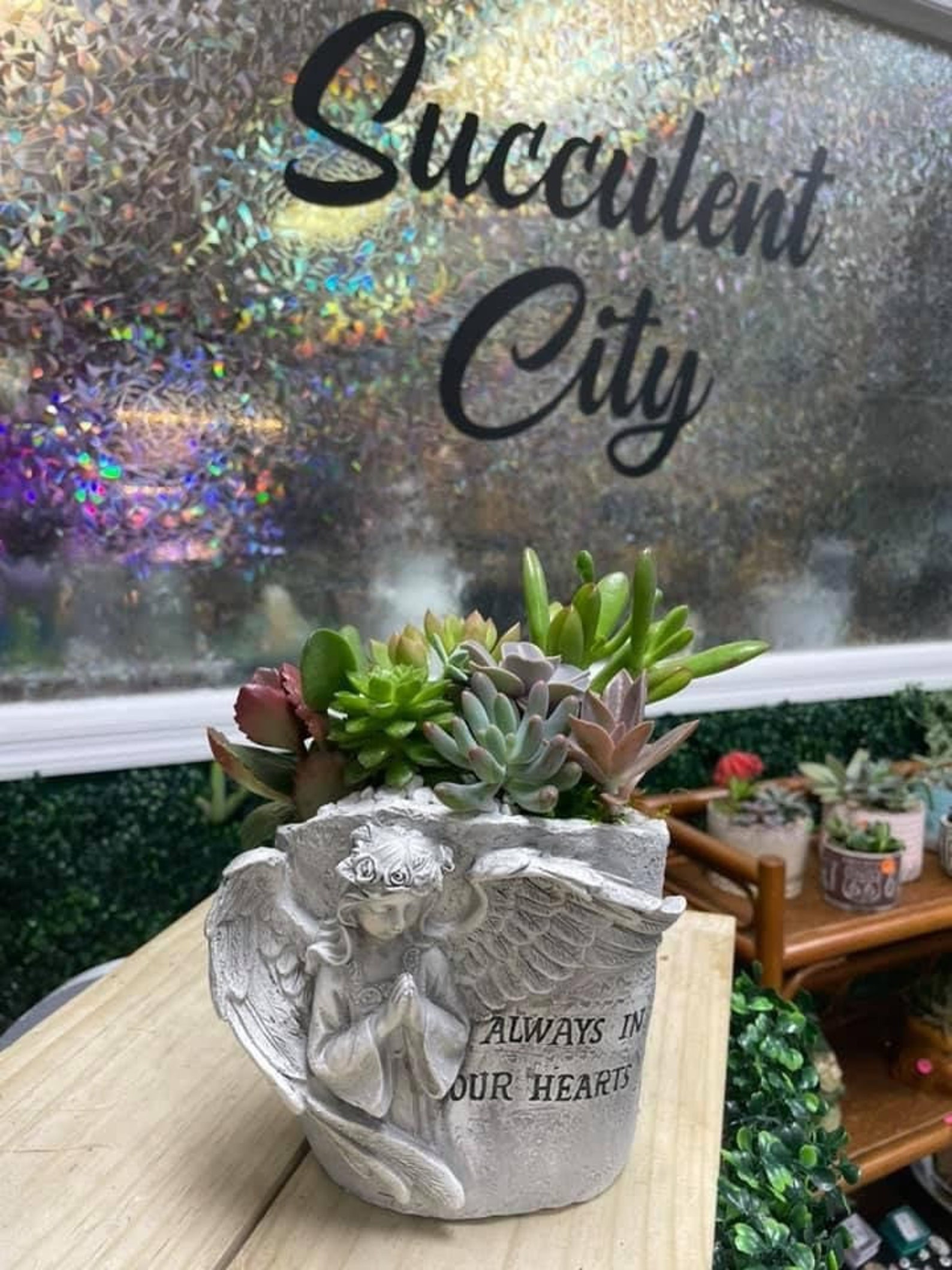 Angel Sympathy/ Always in Our Hearts/ Condolences/ Angel - Etsy