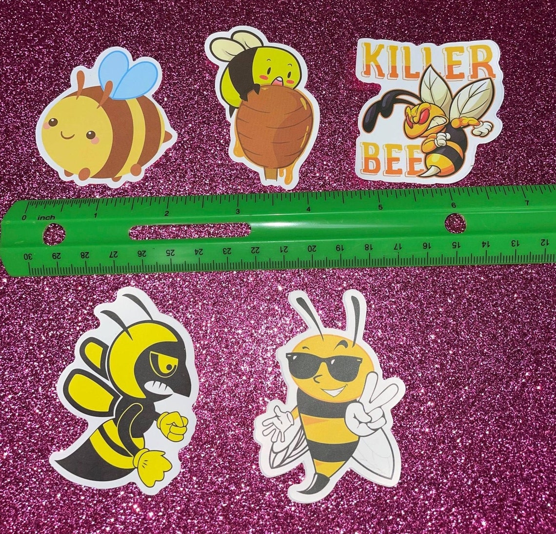 Save the Bees Stickers Pack of 5 Spring Summer Cute Pretty - Etsy UK
