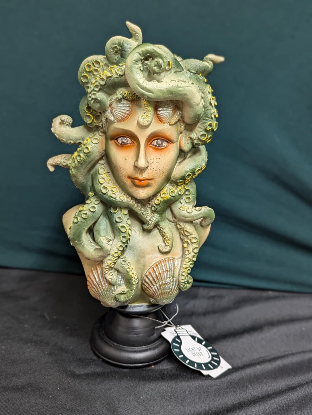 Octopus Mermaid With Light up Eyes / Medusa / Decor / Nautical ...