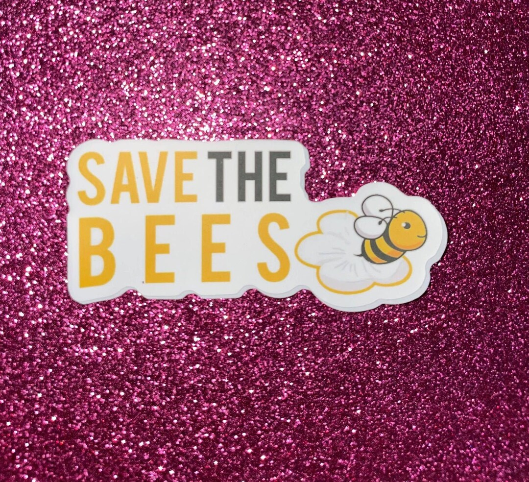 Save the Bees Stickers Pack of 5 / Primavera Verano Lindo Pretty Bees ...
