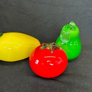 Glass Fruit & Vegetables / Creative | Unique | Collection / Gifts ...