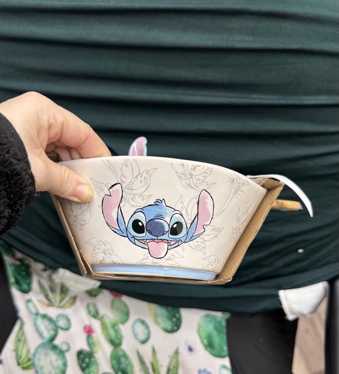 Stitch Disney and Rae Dunn Noodle Bowl With Chopsticks & Ceramic Stitch ...