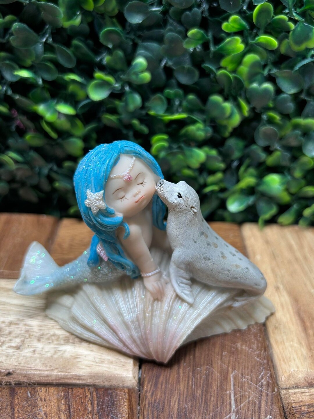 Beautiful Hand Sculpted Mermaids / Poly Resin / Whimsical Hand Painted ...