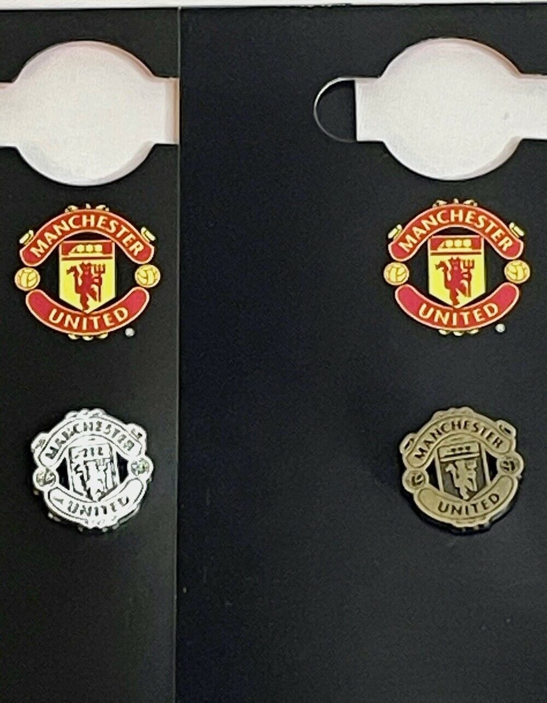 Manchester United Pin Football Logo Badge Gold or Silver - Etsy