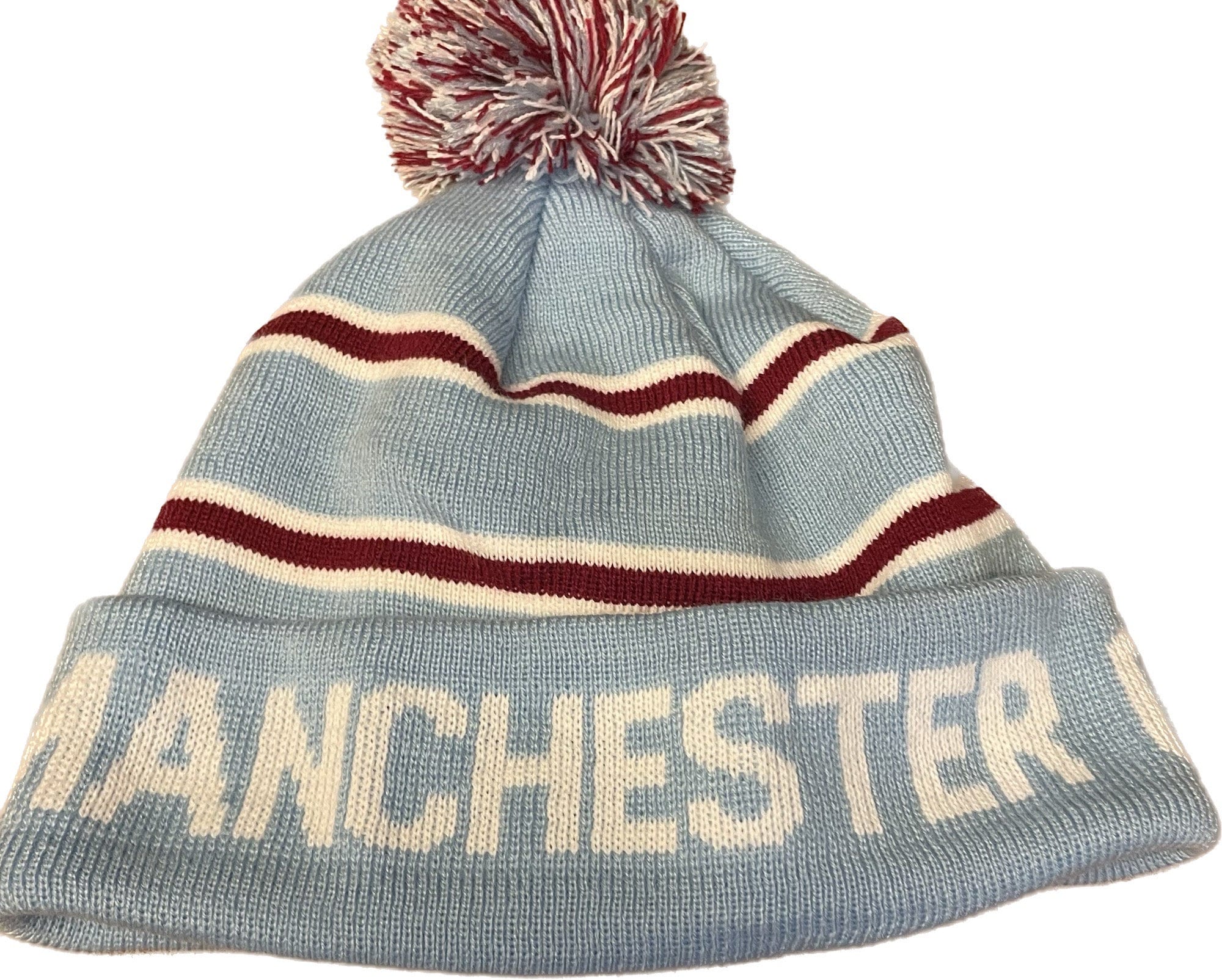 Manchester City Hats Bobble Hat Fans Football Gifts - Etsy UK