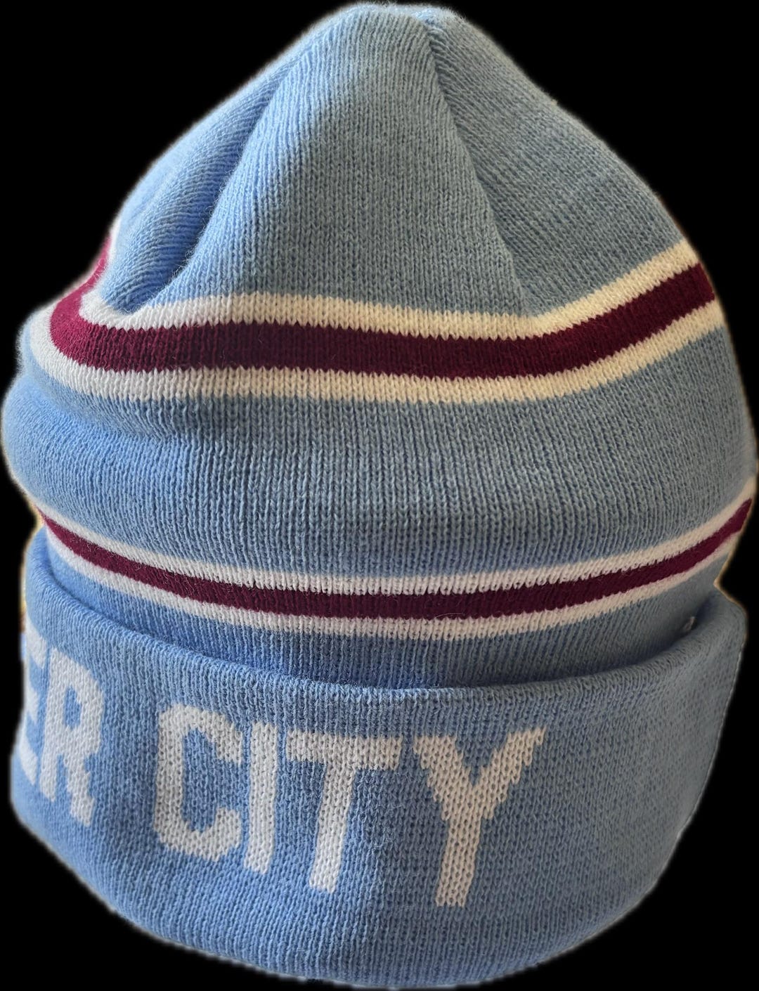 Manchester City Hats Maroon White Light Blue Beanie Hat - Etsy