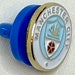 Manchester City Pin Retro Small Pin - Etsy UK