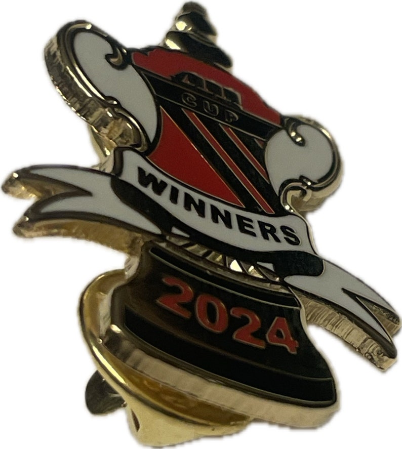 United Badges Cup Winners 2024 Manchester Fan Collectable Pins Football ...