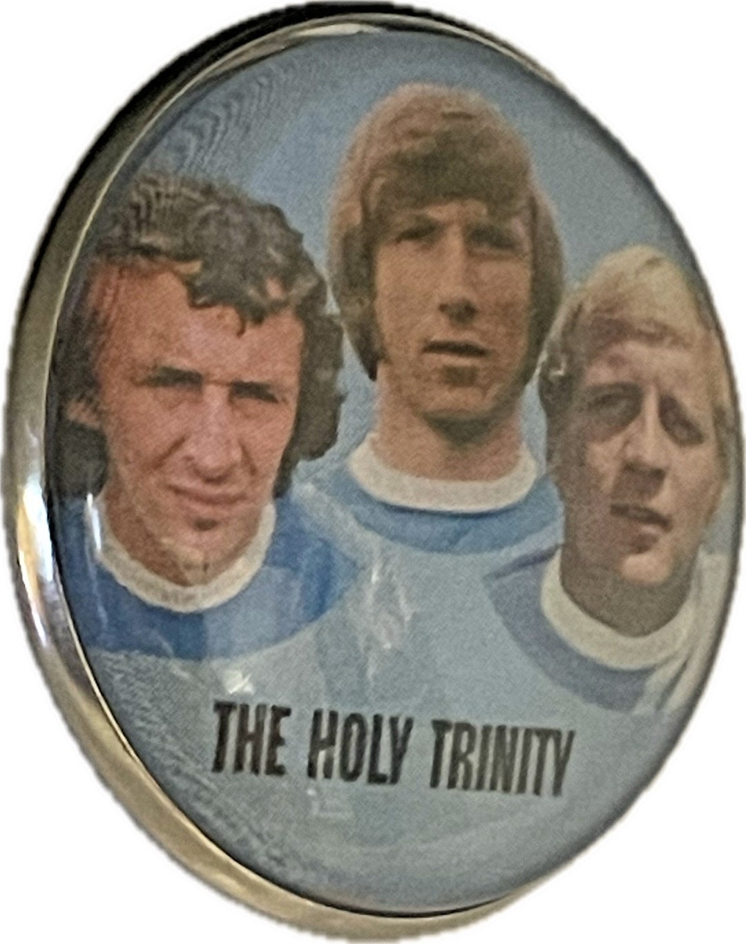 City Manchester Legends Holy Trinity Pin Badge Fan Made Gifts - Etsy