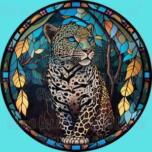 Leopard Sign, Round Sign, Big Cat Decor, Man Cave Sign, She Shed Decor ...