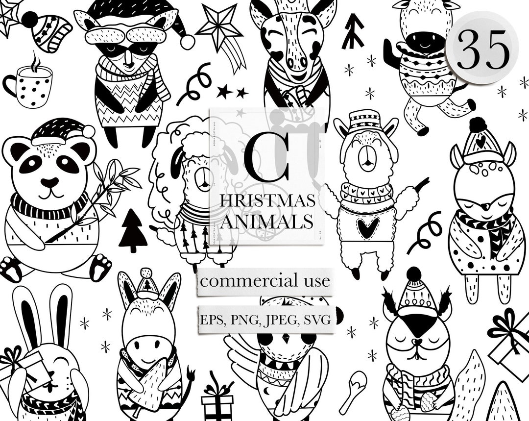 Woodland Animals Svg, Owl Svg, Donkey Svg, Cozy Season Jungle Animal ...