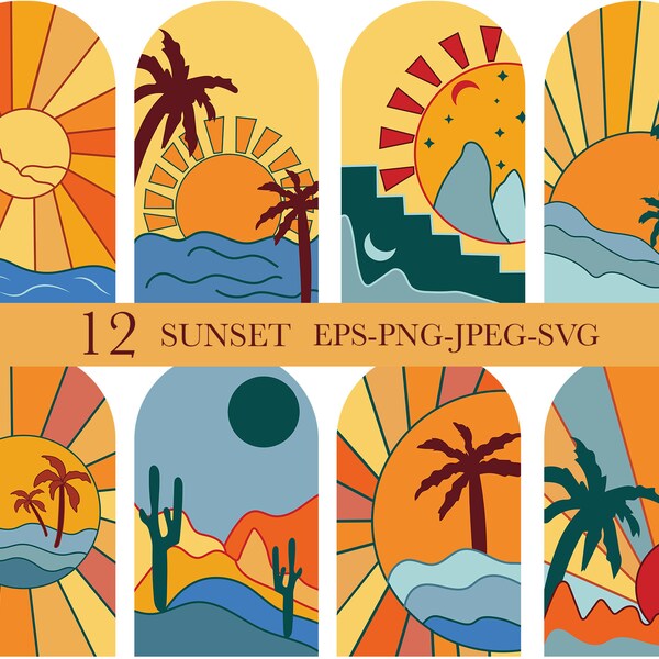 Sunset - Etsy