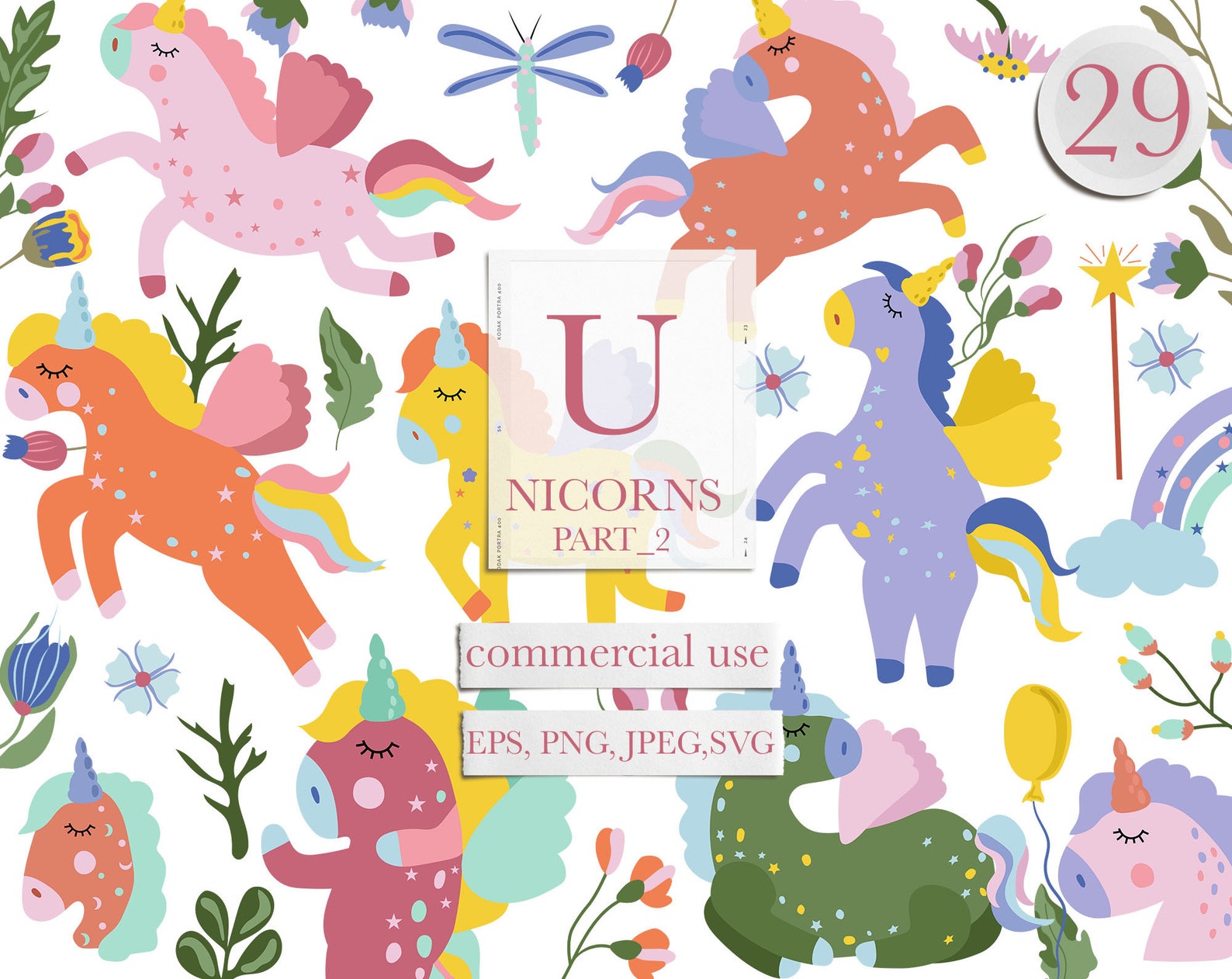 Unicorn Svg, Unicorn Face Svg, Horse Svg, Kawaii Clipart, Celestial Svg ...