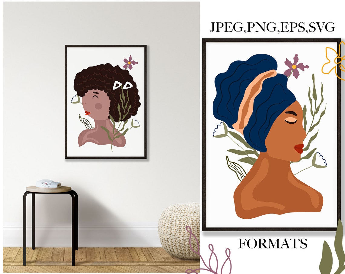 Feminist Svg, Beauty Logo, Female Svg, Female Silhouette, Womens Day ...