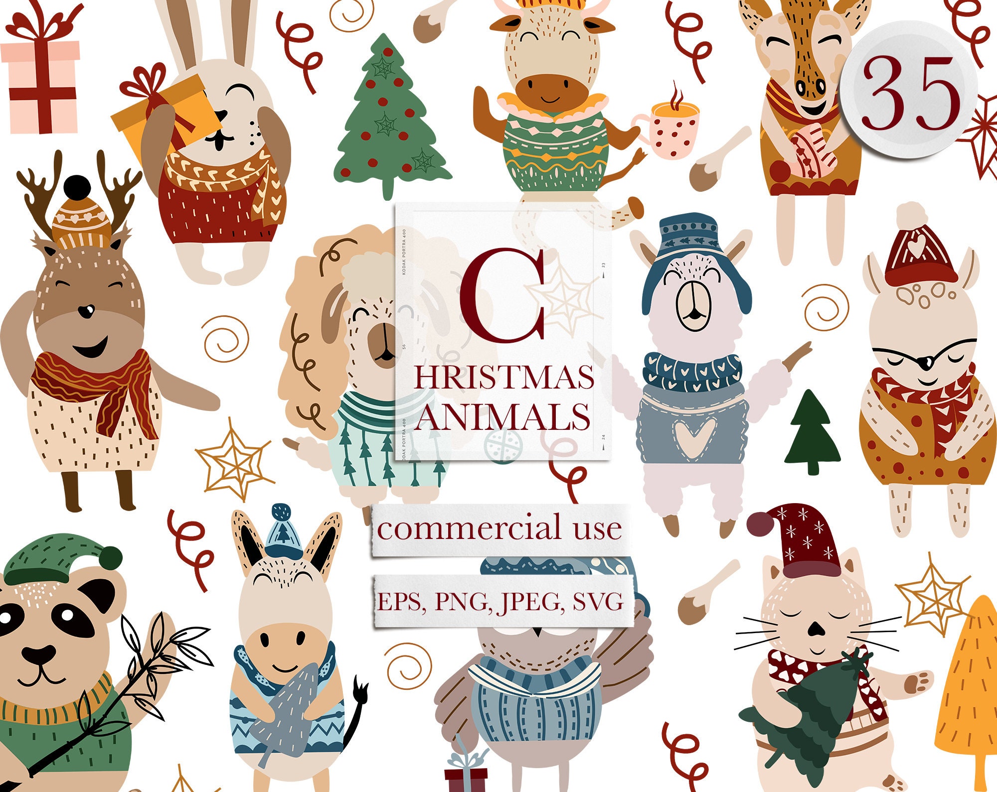 Woodland Animals Svg, Owl Svg, Donkey Svg, Cozy Season Jungle Animal ...