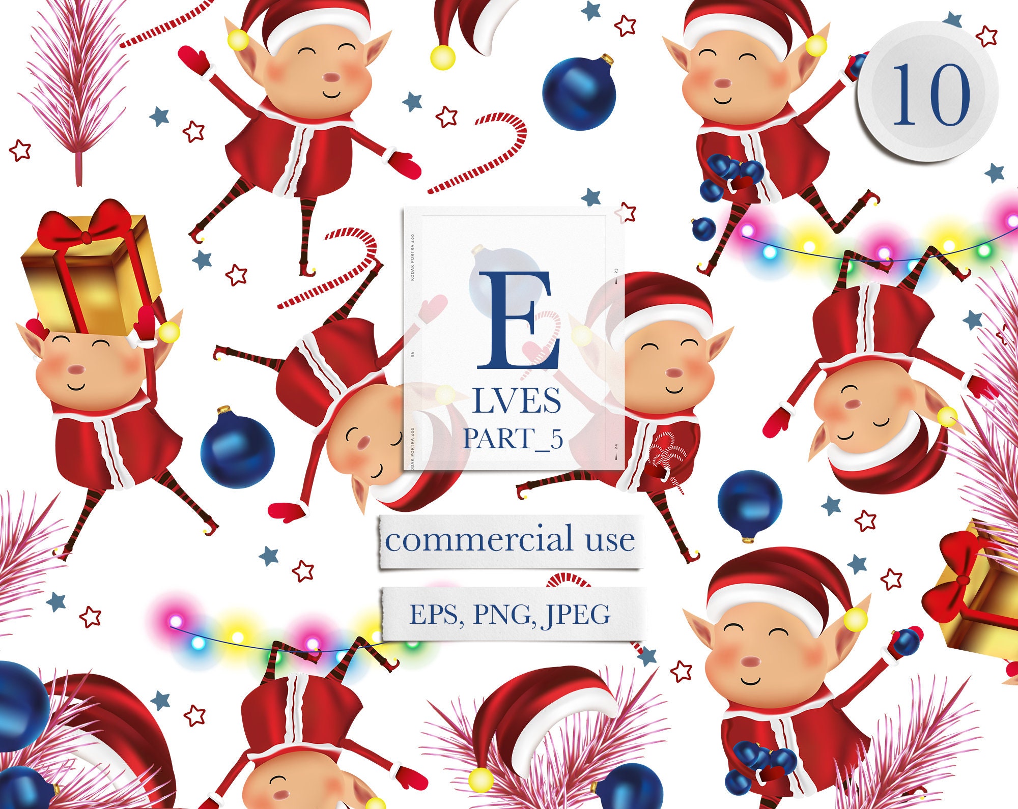 Happy Elves Clipart Elf Clipart Christmas Elves Png Happy - Etsy