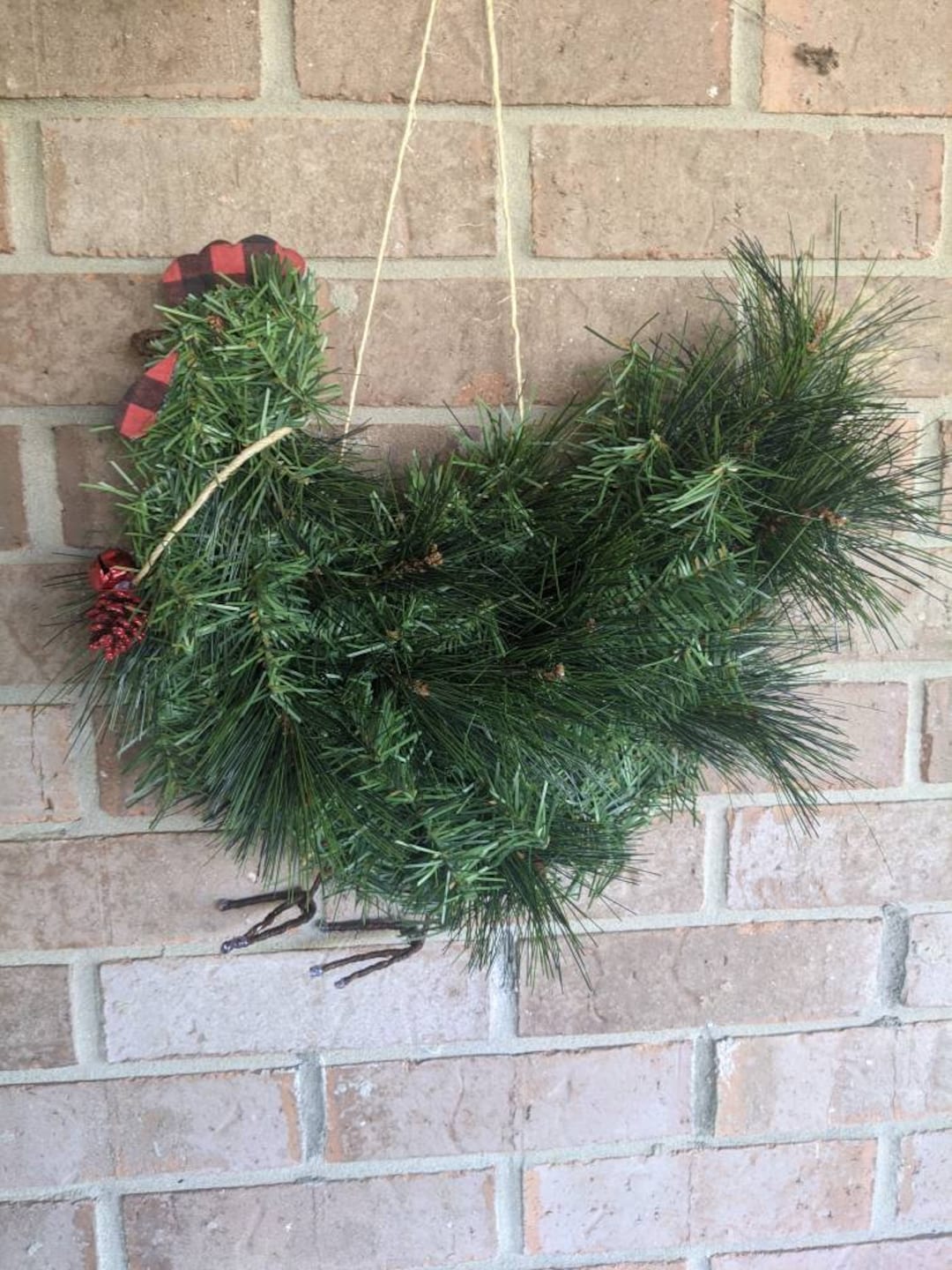 House Warming Gift Wreath Door Decor Chicken Wreath - Etsy