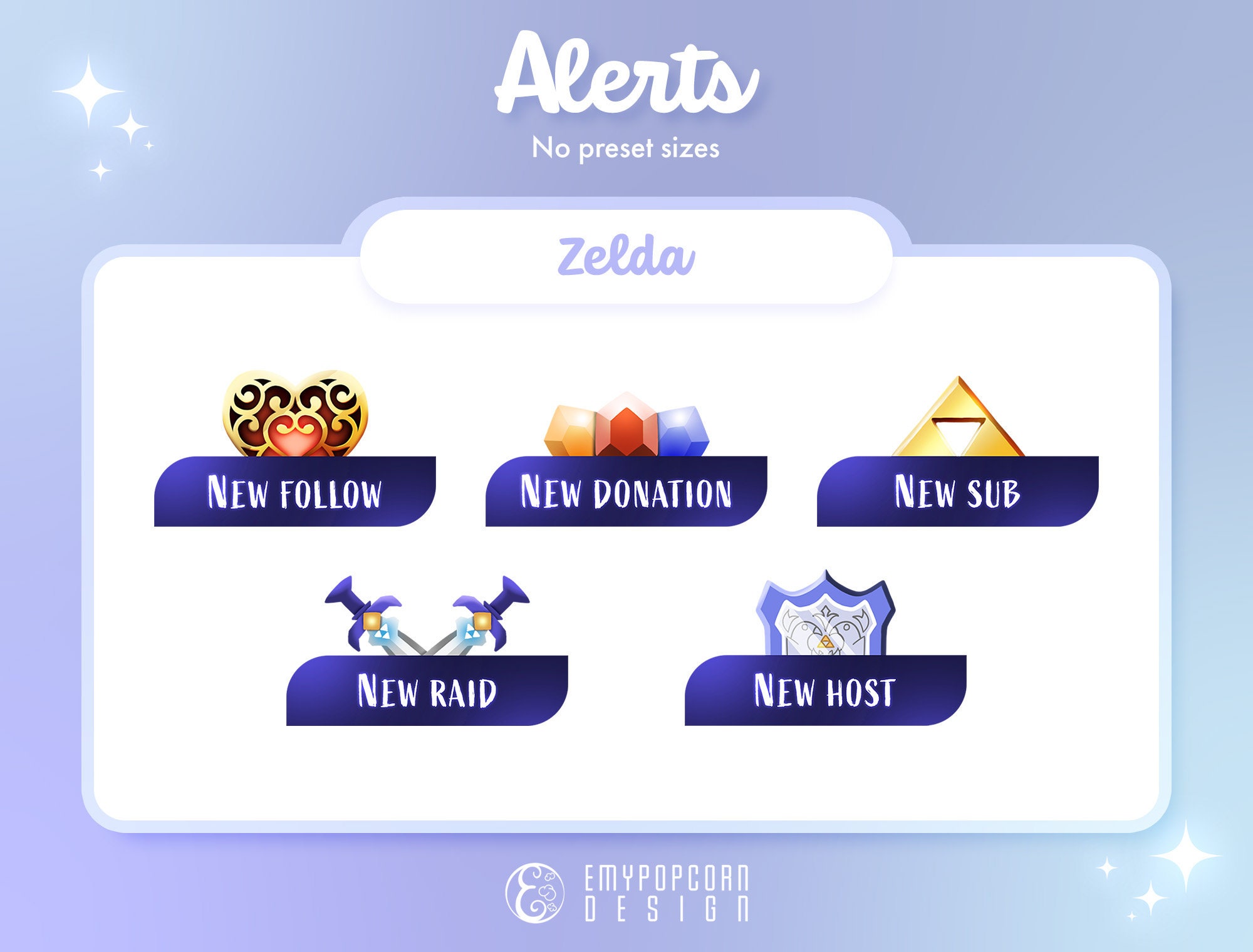 TWITCH ALERTS Zelda - Etsy