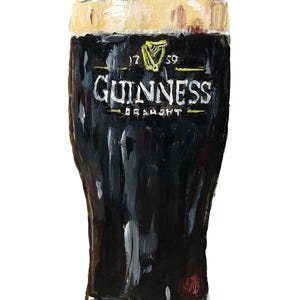 Guinness Print: Irish Stout Beer Pub Wall Art (10x8 Mounted) - Etsy