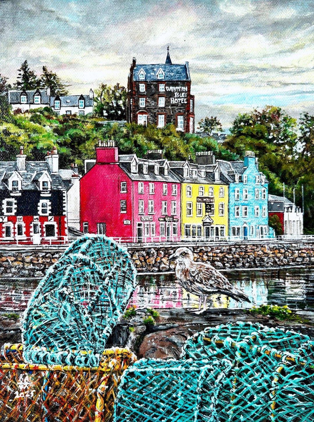 Tobermory, Isle of Mull | Mounted Print, Scottish Landscape, Seaside ...