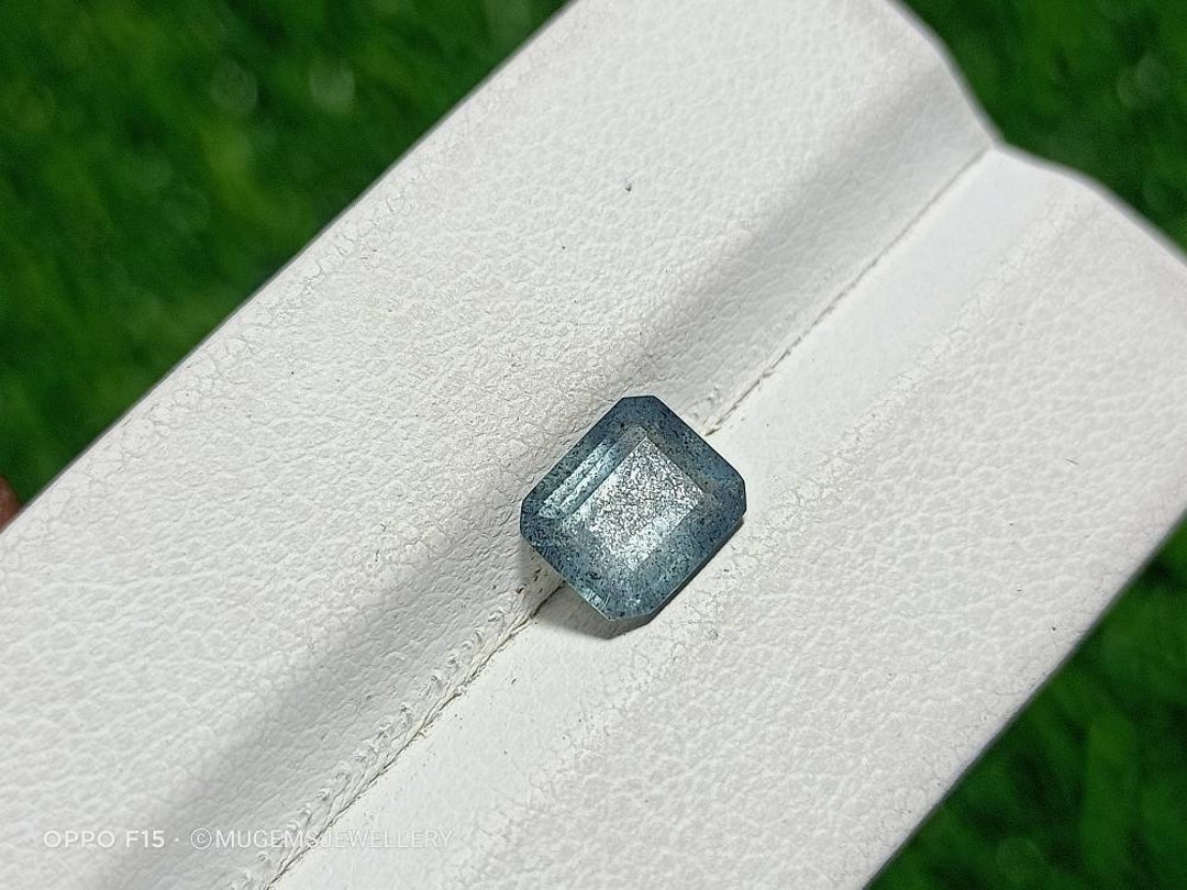 Amazing Schiller Effect Emerald Shape 7X6X4 MM Flashy Aquamarine for ...