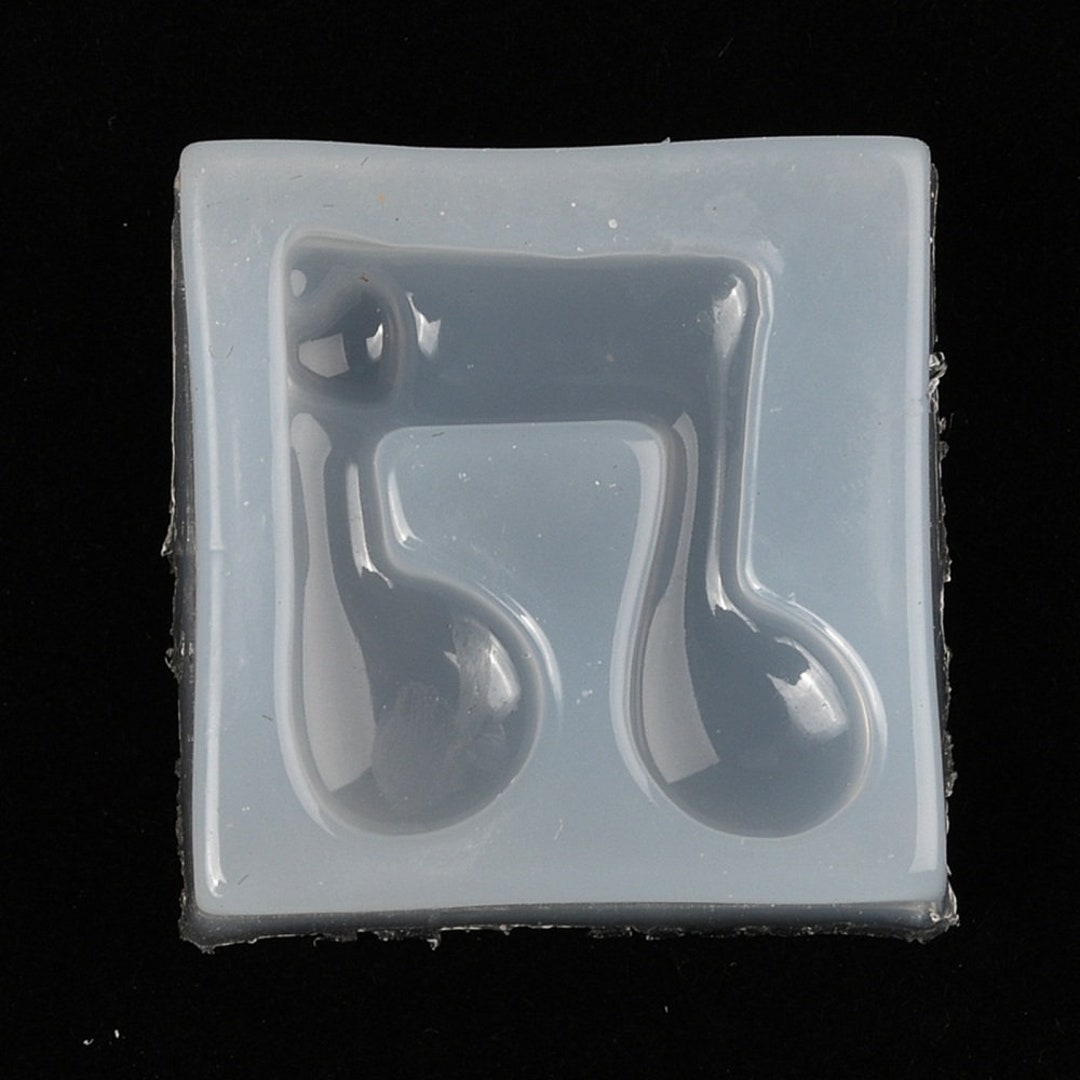 Music Note Mould, Small Beamed Note Mould, Versatile Silicone Food Safe ...