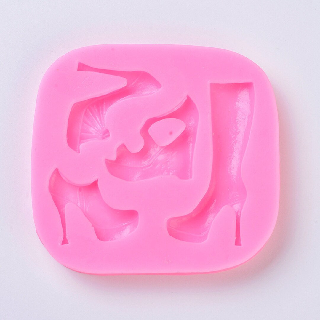 Shoe Mould, High Heel Stiletto Mould, Versatile Food Safe & Resin Mold ...