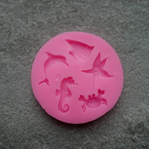 Sea Animal Mould, Marine Creatures, Versatile Food Safe & Resin ...