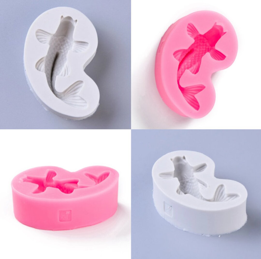 Koi Carp Mould, Goldfish, Fish, Versatile Silicone Food Safe & Resin ...
