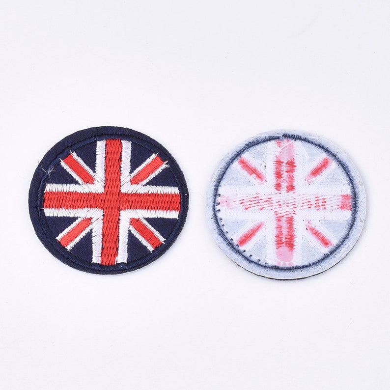 Small Union Jack Patch, Embroidered Iron on Clothes Badge, UK Shop - Etsy