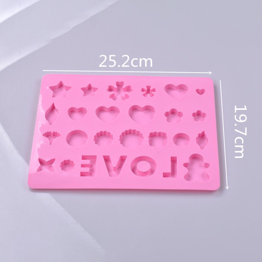 Love Mould, Large Mixed Shapes Silicone Mould, Resin Art, Epoxy Resin ...
