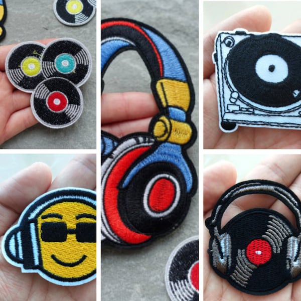 Record Iron on Patch - Etsy