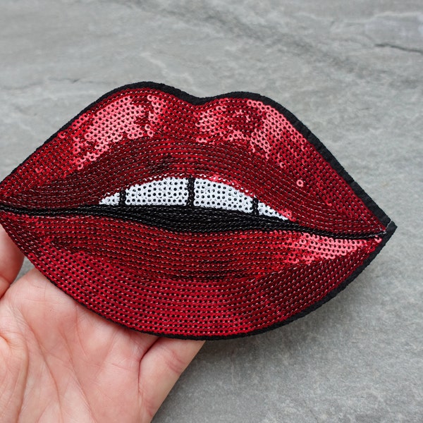 Lips Iron On - Etsy