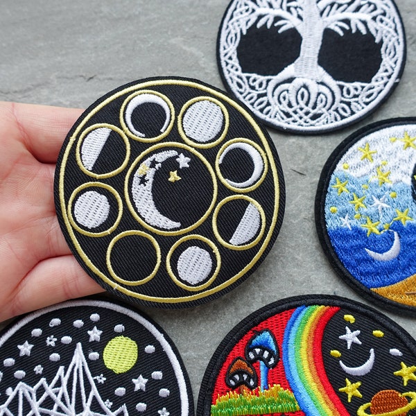 Moon Phase Patch - Etsy