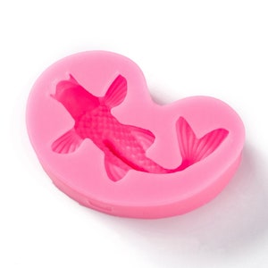 Koi Carp Mould, Goldfish, Fish, Versatile Silicone Food Safe & Resin ...
