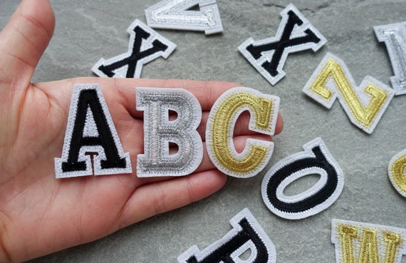 A to Z Alphabet Patch Embroidered Letter Applique 45 Mm | Etsy UK