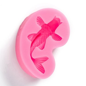 Koi Carp Mould, Goldfish, Fish, Versatile Silicone Food Safe & Resin ...