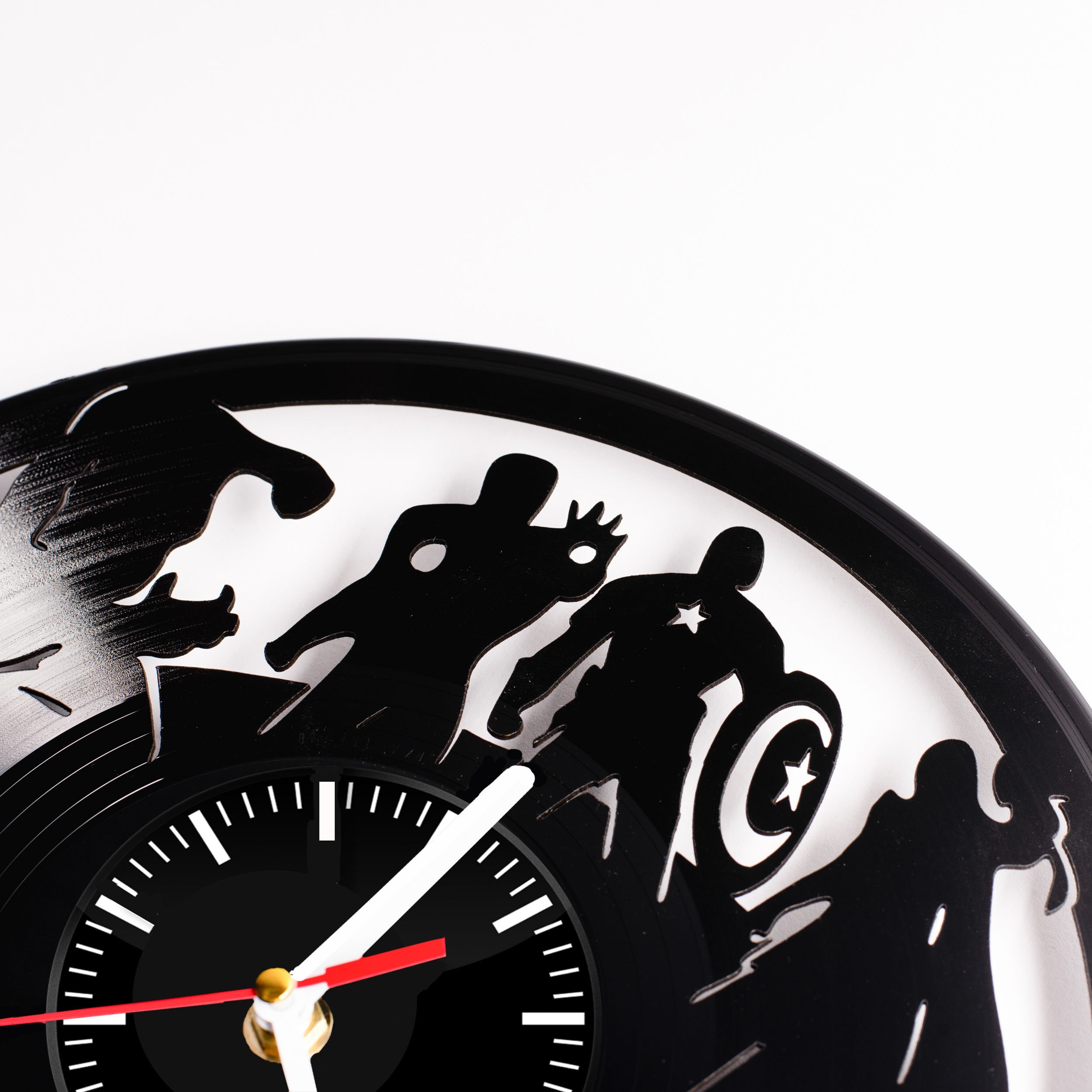 Superhero Cinematic Universe Vinyl Record Wall Clock Gift for | Etsy